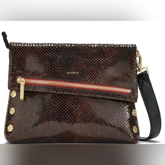 Hammitt | Bags | Hammitt Vip Reptilian Patent Leather Foldover Medium ...